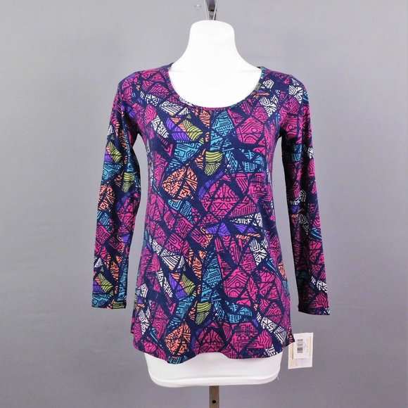 LuLaRoe | Tops | New Lularoe Women Shirt Multicolor Xxs | Poshmark